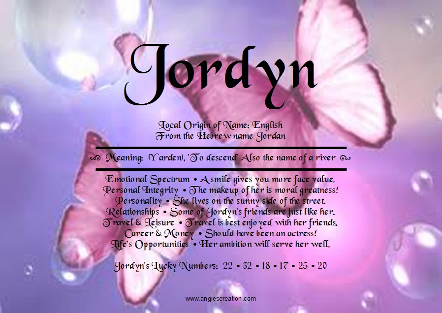 Jordyn | Unique Names