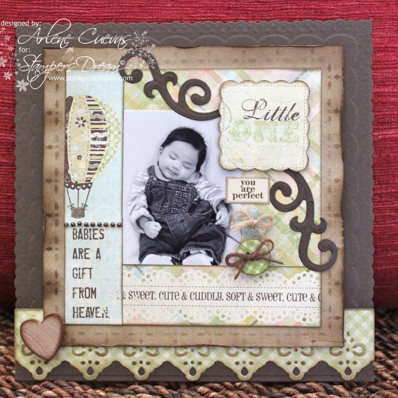 Butterfly Kisses & Paper Pretties: Mini 6x6 Scrapbooking Layout "You ...