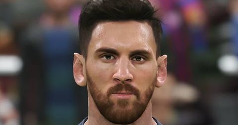 Lionel Messi Face - PES 2019 & PES 2018 - UPDATE4U