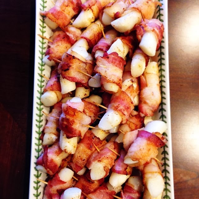 we're all mad here: Recipe: Bacon-Wrapped Mochi