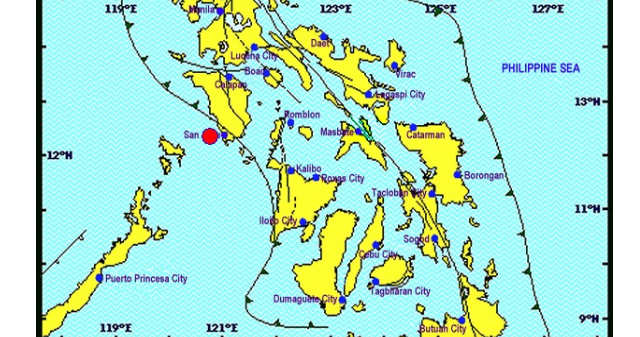 Magnitude 5.5 earthquake jolts Occidental Mindoro - The Summit Express