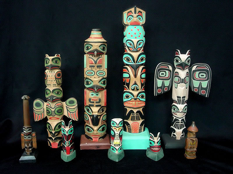 Understanding Model Totem Poles: The Marks Family Tradition (Tlingit)