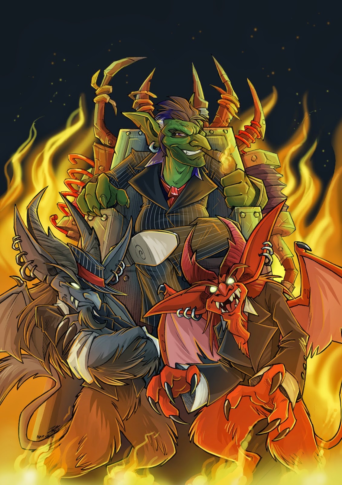 SAK's Characters, Comics, and Animations: Fanart and Comics