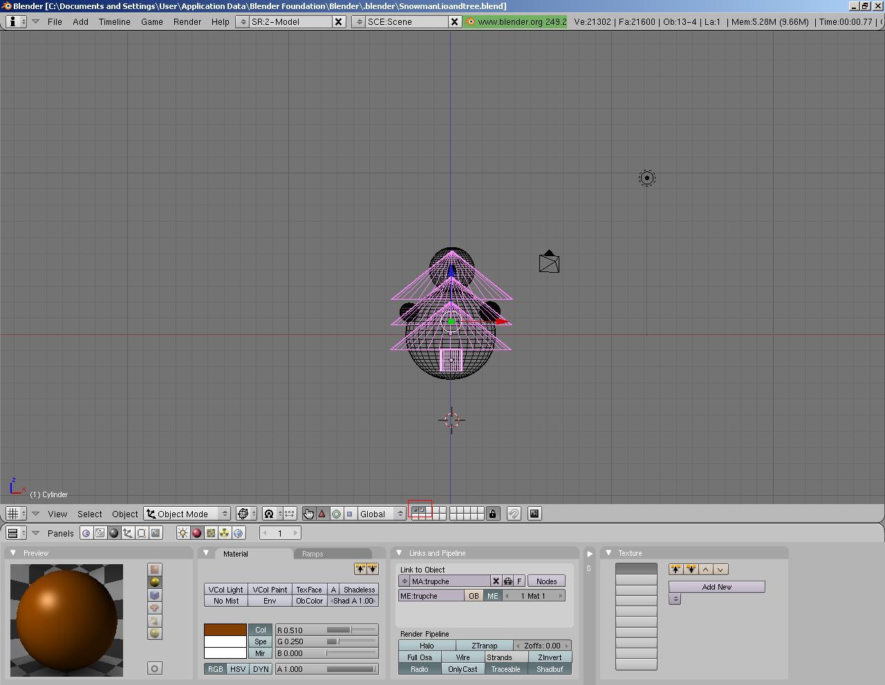 Уроци на фотошоп, GIMP, MS Office, Scratch, HTML&CSS: Дървета на блендер и снежен човек, Snowman ...