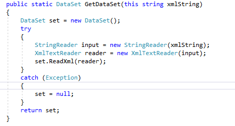 how to get dataset from xml in .net - Learn Robotic Process Automation