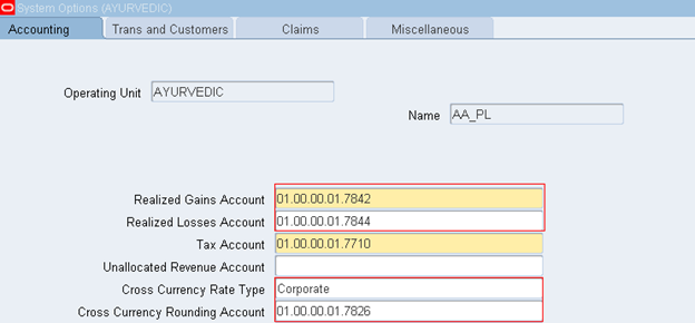 Oracle Applications: Oracle Receivables Cross- Currency Receipts