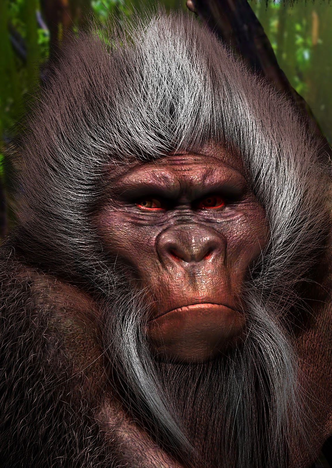 Paleoanthropological art of B. Petry: Paranthropus boisei or ...