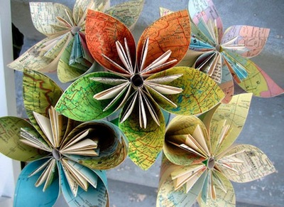 Ashbee Design: Book Pages Into Flowers