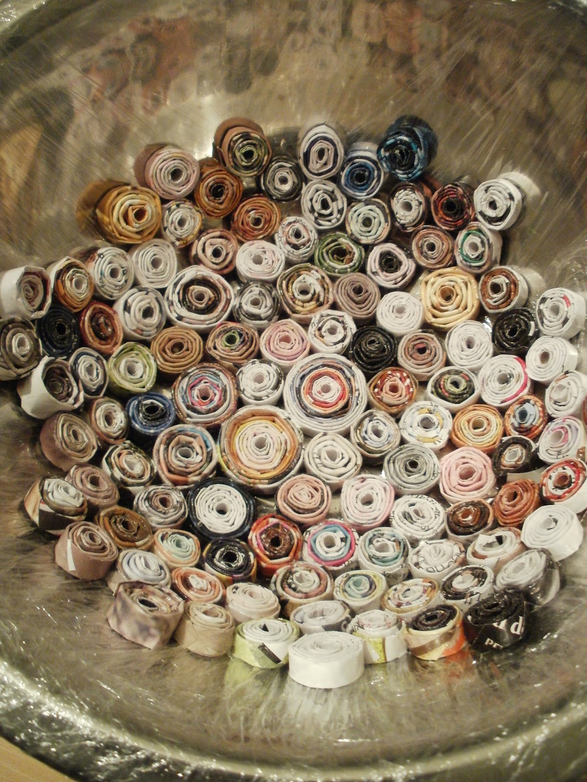 A Work In Progress: Rolled Paper Bowl