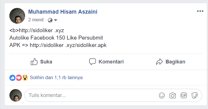 Cara Menggunakan Auto Like - Perumperindo.co.id