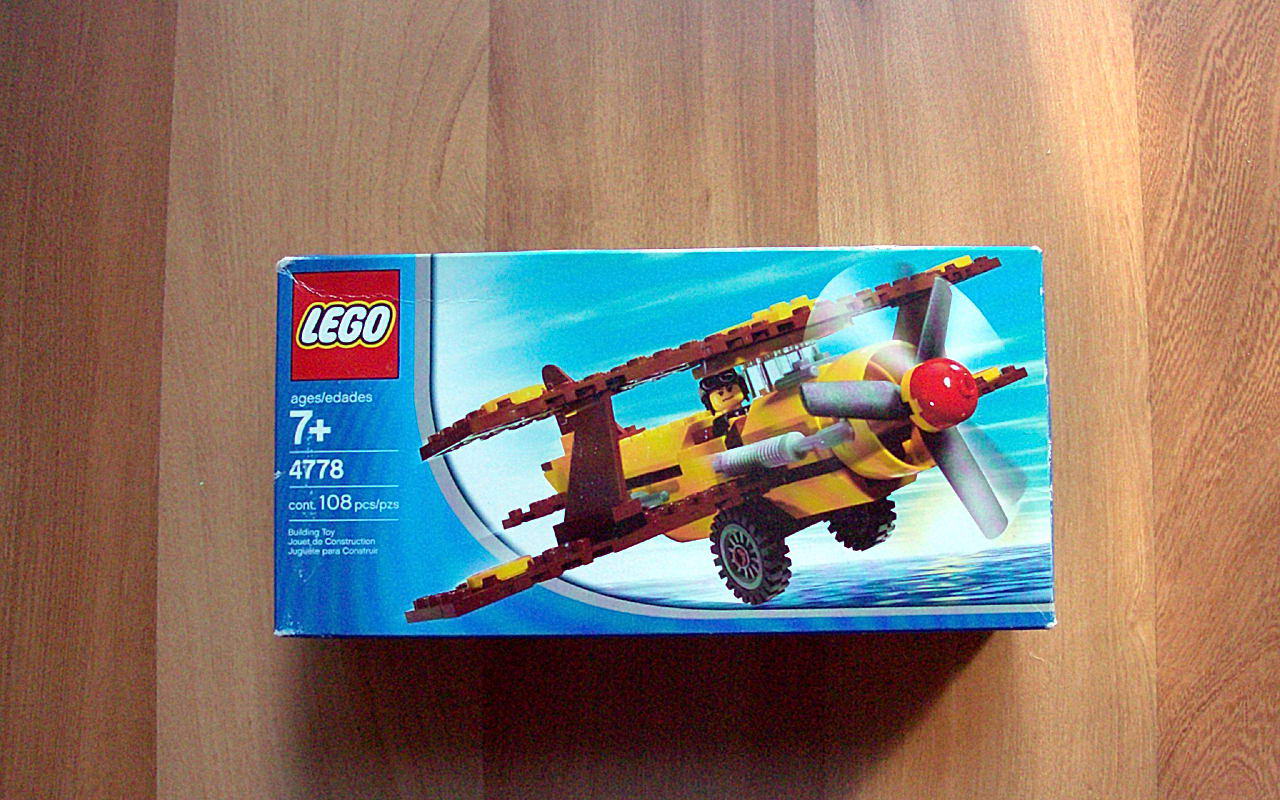 onetwobrick11: LEGO set database: set database: LEGO 4778 desert biplane