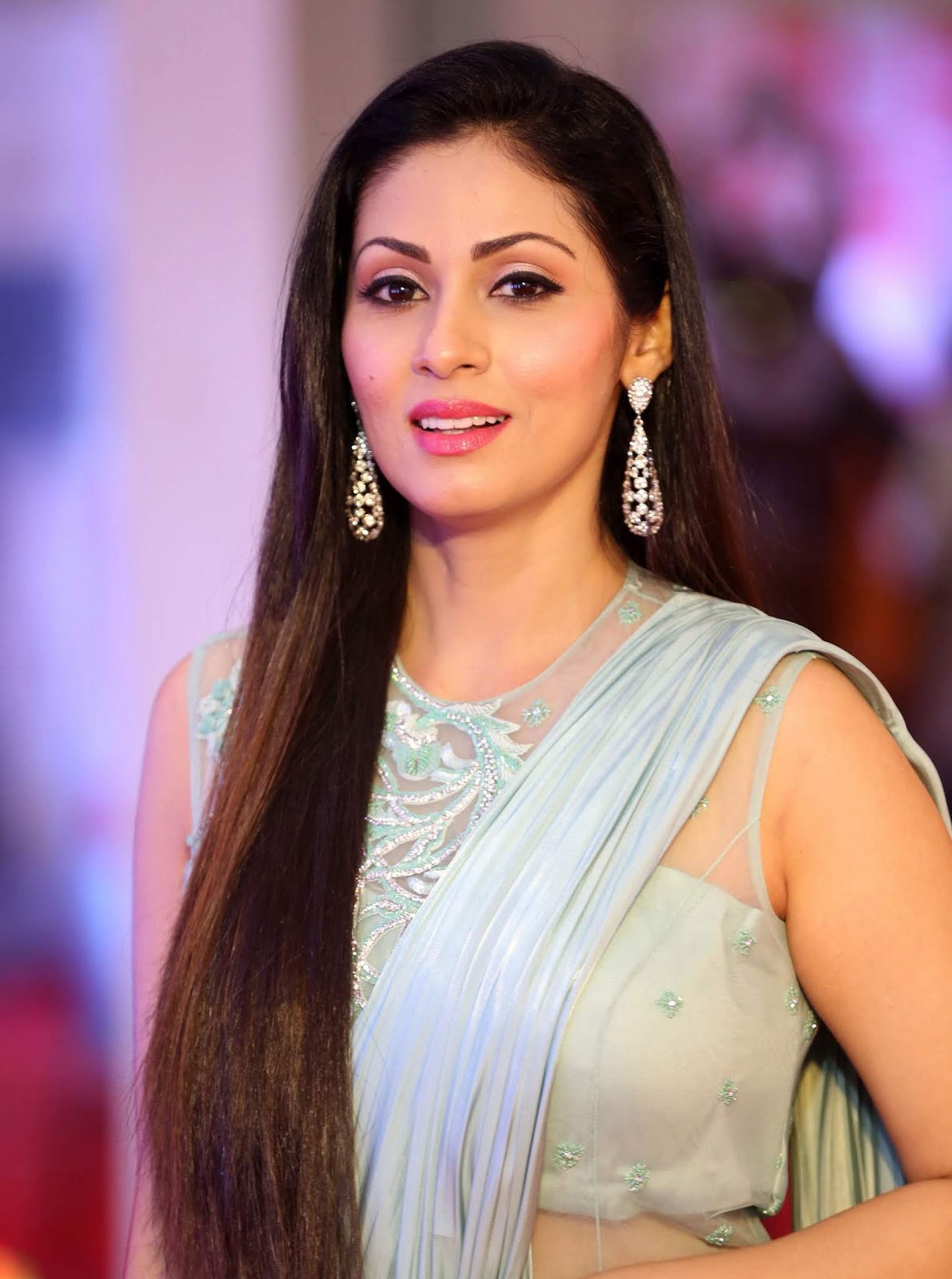 Actress Sadha Stills At Gaana Mirchi Music Awards 2018
