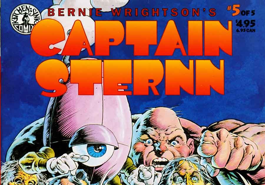 Captain Sternn, Running Out of Time #5 - Bernie Wrightson art & cover ...