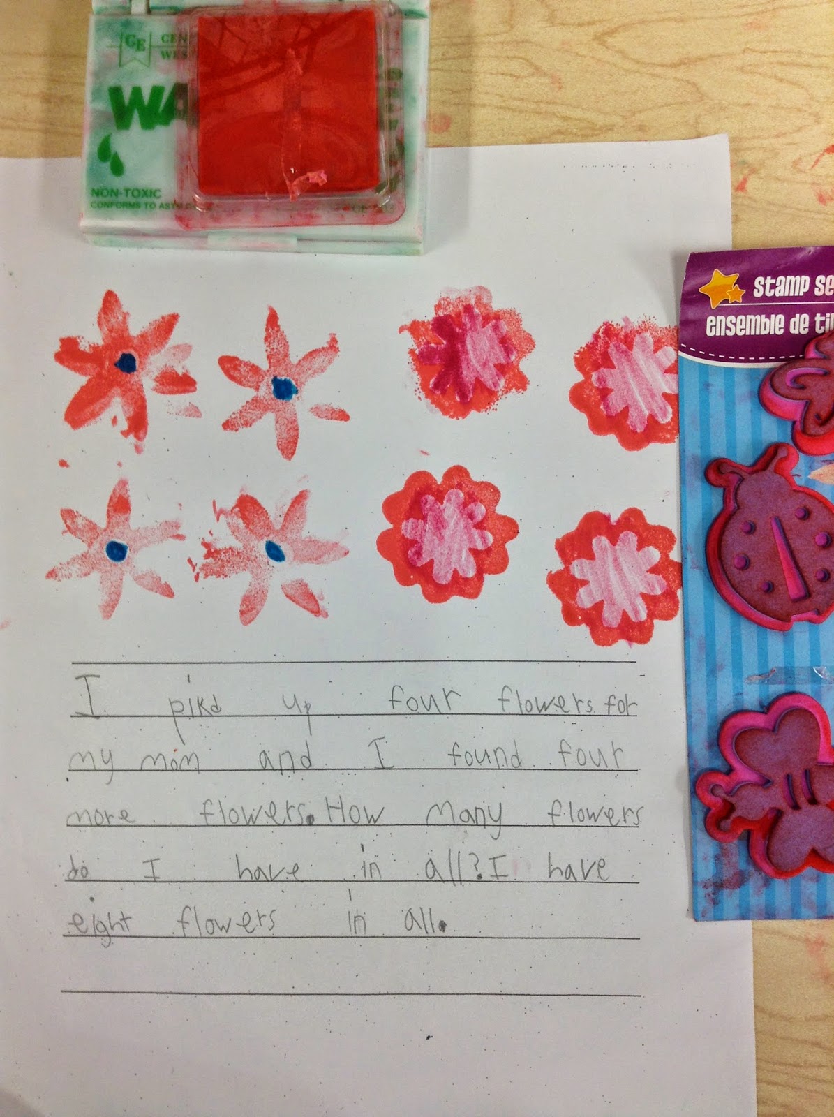 Dr. Clements' Kindergarten : Writing Center using Stamps for Creative ...