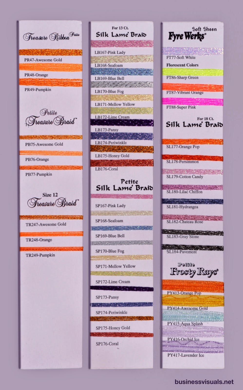 Needlepoint Study Hall: NEW 2014 Fall colors and threads from Rainbow ...