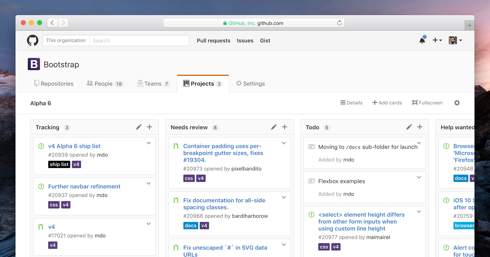 Proyects, la nueva herramienta de Github para empresas
