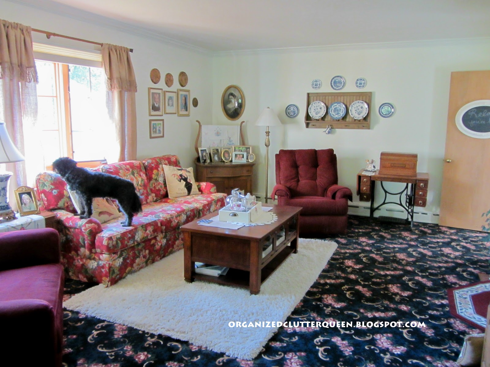 Living Room Reveal - Organized Clutter