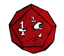 Zombie Toast: Dice as characters