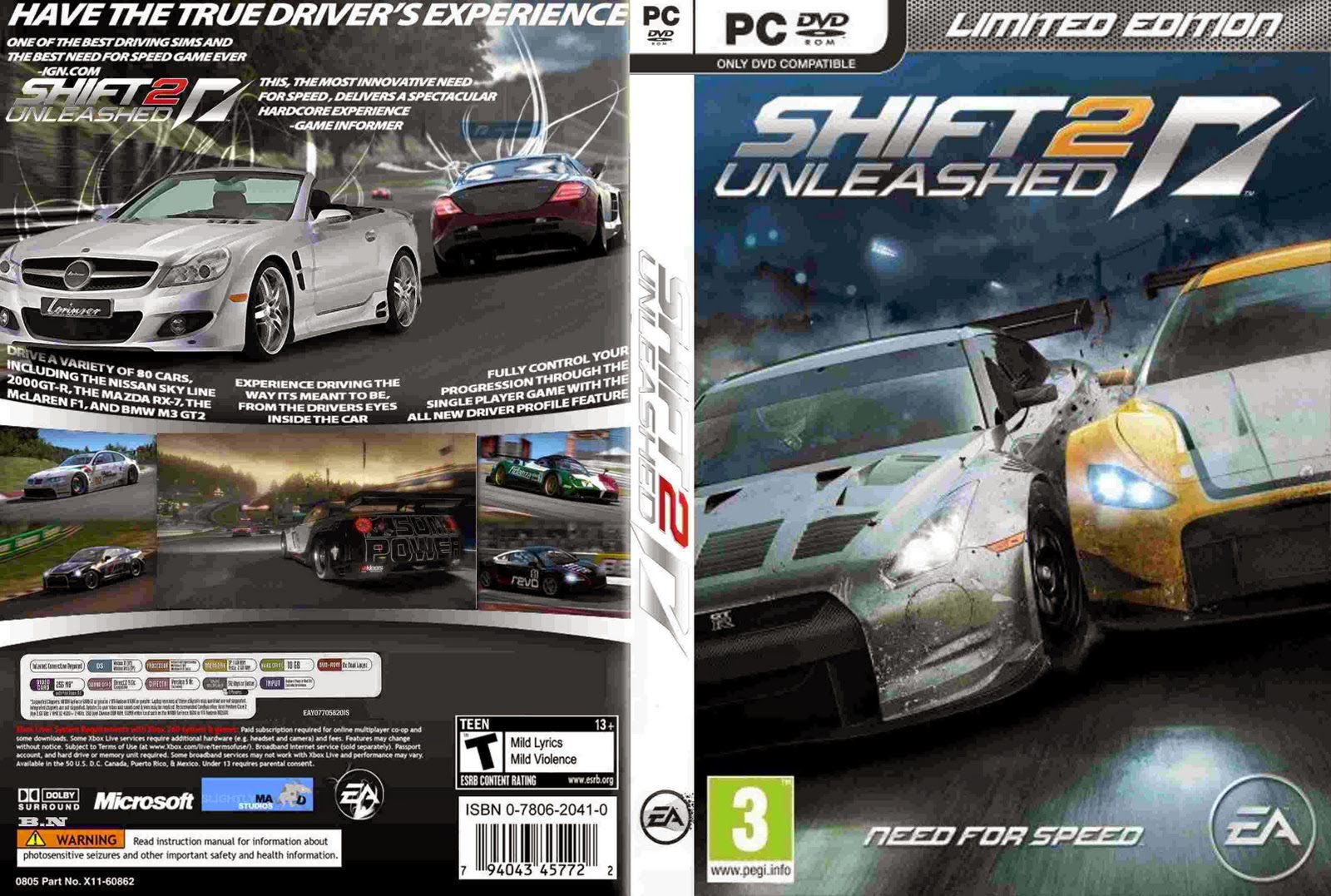 Render Game: Need For Speed SHIFT 2 - UNLEASHED