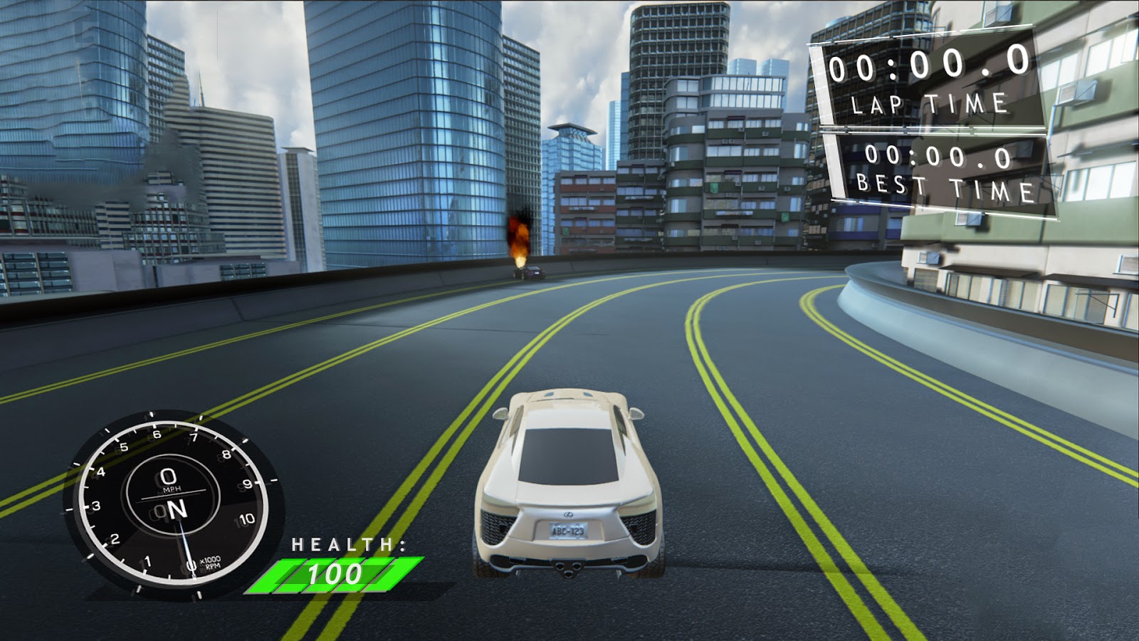 Poji Chow Art Blog: Racing HUD