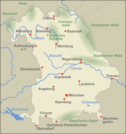 Bayern Karte Staat Atlas Karte Der Welt Karte Bayern