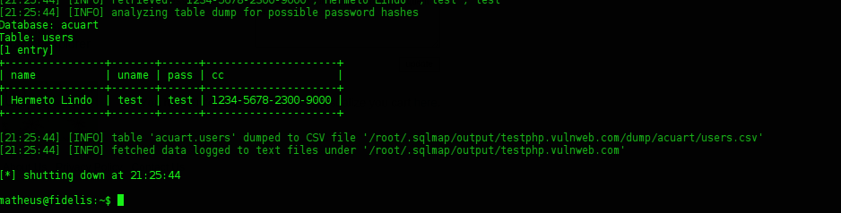 Explorando Falhas De Sql Injection Com Sqlmap Nanoshots Cloud And Devops And Security 9943
