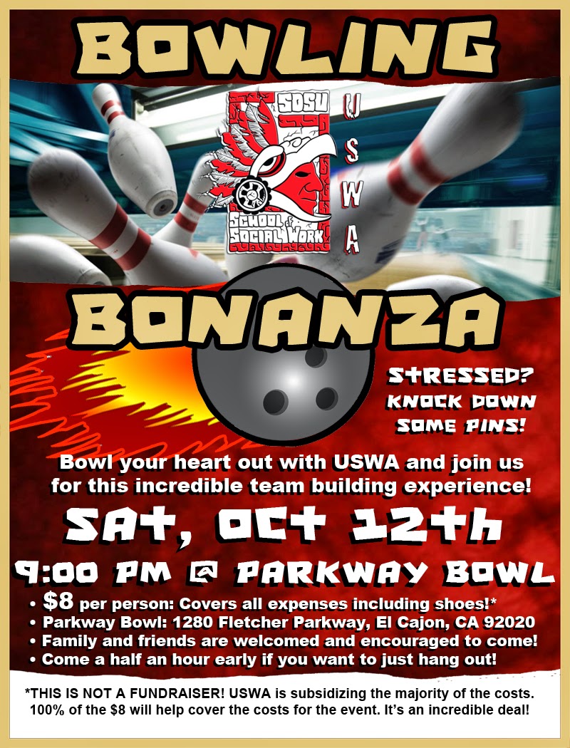 Undergraduate Social Work Association: Bowling Bonanza Team Building Event