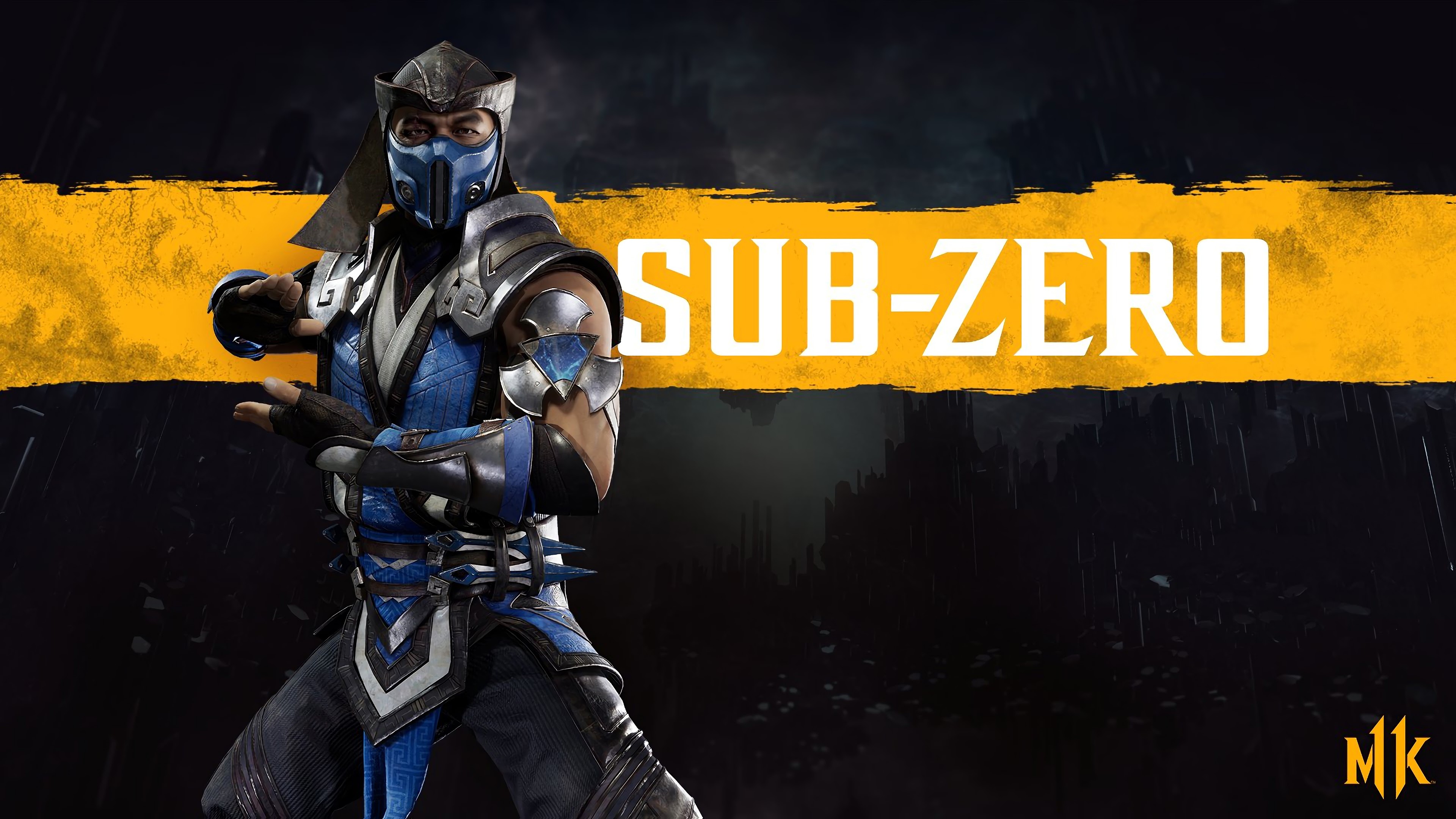 Sub-Zero, Mortal Kombat 11, 4K, 3840x2160, #32 Wallpaper PC Desktop
