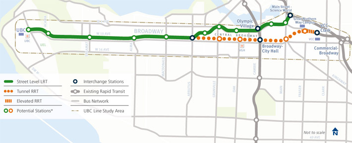 The South Fraser Blog: Phase Two of TransLink's UBC Rapid Transit Study ...