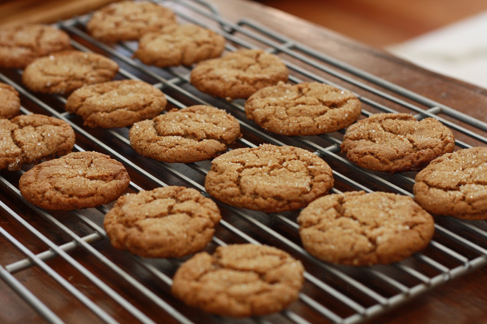 K's Veg Recipes: Chewy Ginger Molasses Cookies