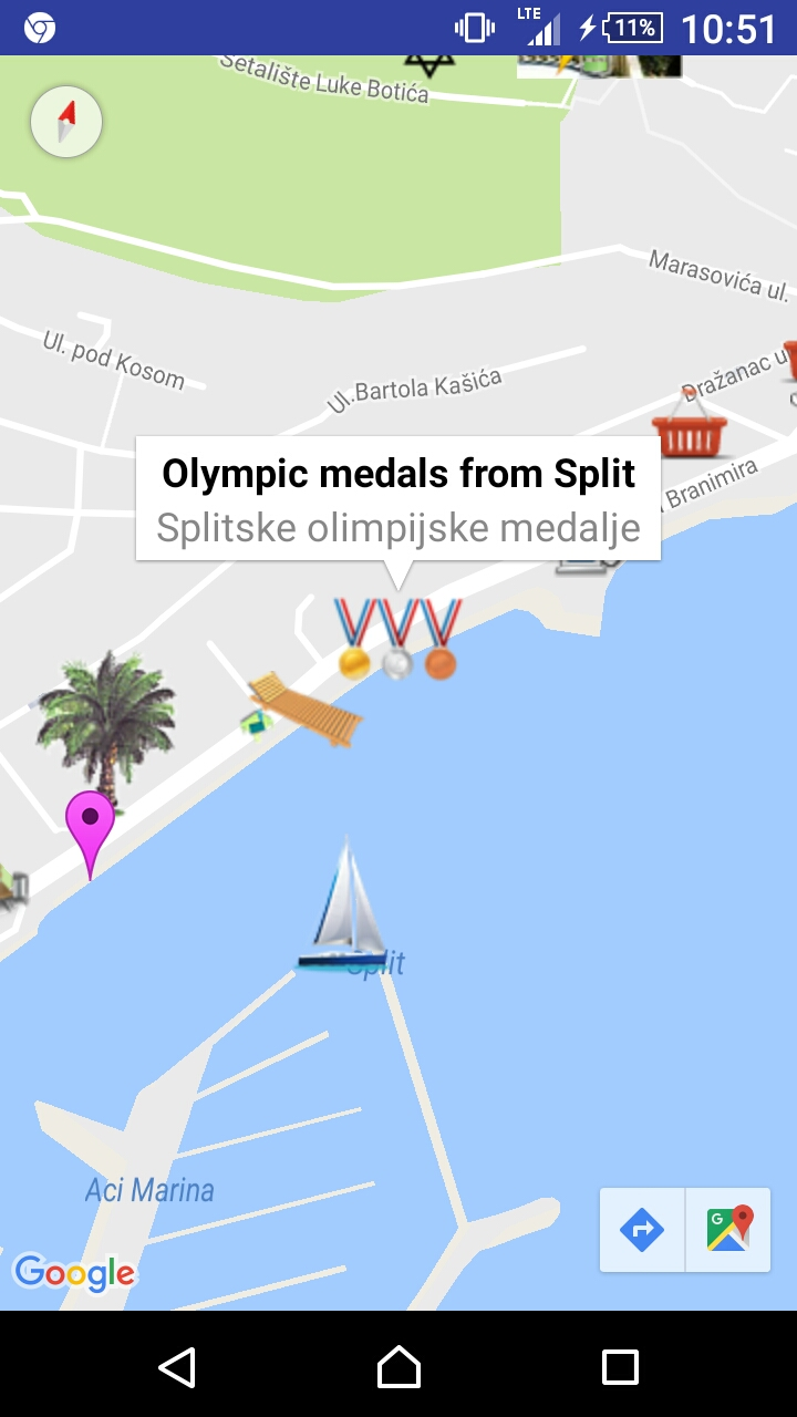 Olympic medals from Split - 2016