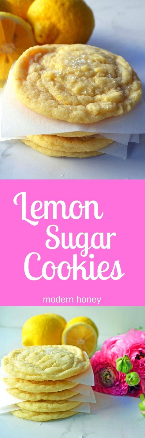Lemon Sugar Cookies Made With Fresh Lemon Zest. - Cookies Blog