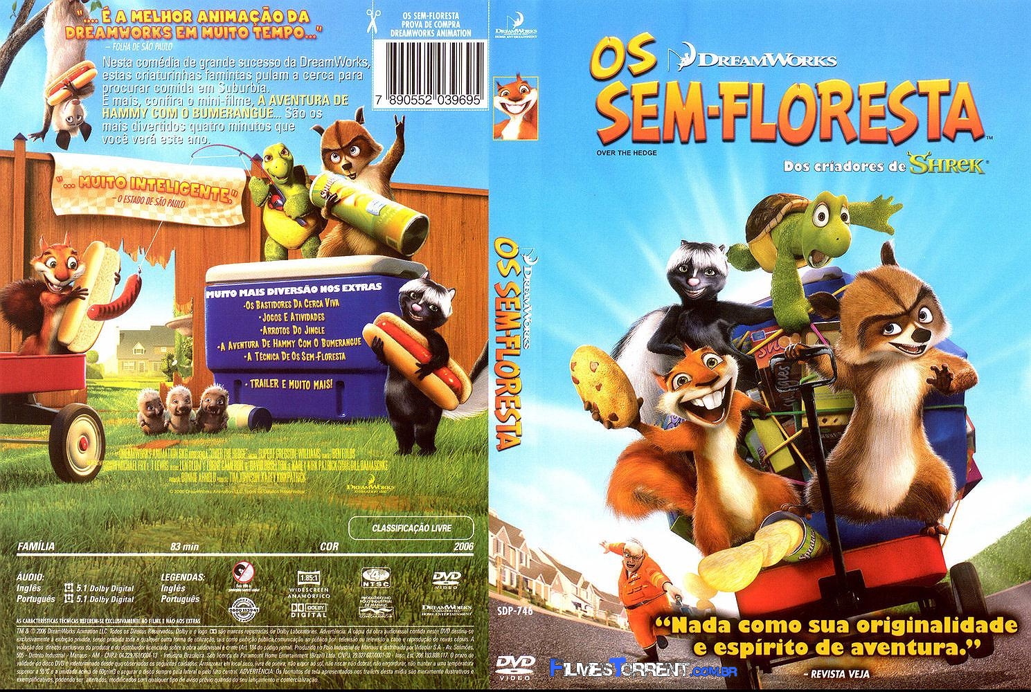 H Filmes Torrent Br: Os Sem Floresta (Over the Hedge) (2006) DVDRip Dublado