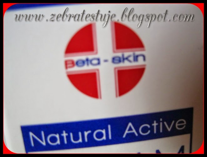 Zebra Testuje: Beta Skin Natural Active Cream 15 ml