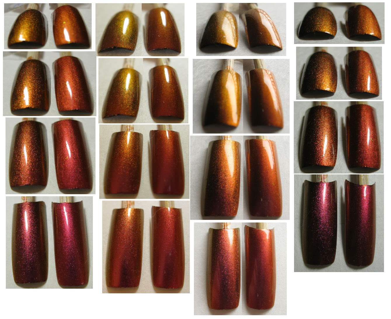 Polish and Pigments: Solar Color Dust Swatches Part 1