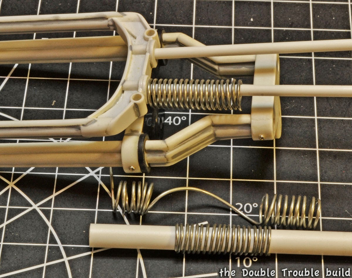 Fabricating "springer" motorcycle front suspension, 1/6th scale ...
