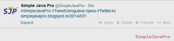 Simple Java Pro™: Tweet using Java (In 7 easy steps) [Tags: #Twitter4J,#Java,#SimpleJavaPro,# ...