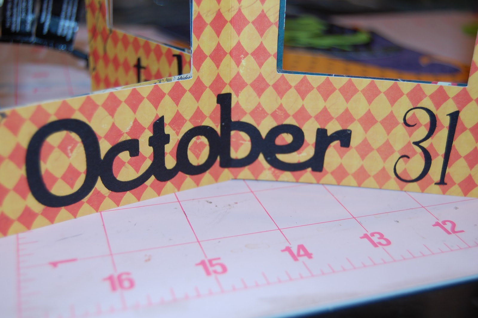 Scrappin' My Stress Away: 3D Halloween Card