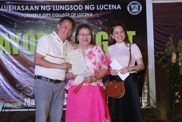 Selebrasyon ng Mayor’s Night ng Dalubhasaang Lungsod ng Lucena ...