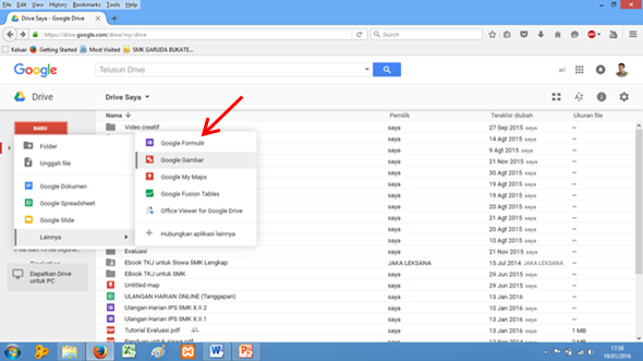 GARUDA BUKATEJA: CARA MEMBUAT TEST ONLINE DENGAN GOOGLE DRIVE