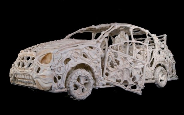 Simply Creative: Bone Vehicles by Jitish Kallat