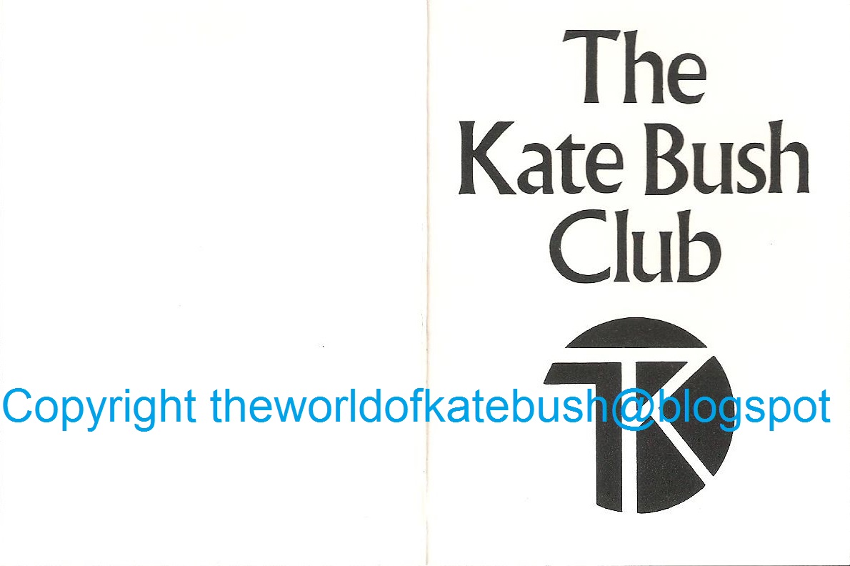 THE WORLD OF KATE BUSH: The Kate Bush Club
