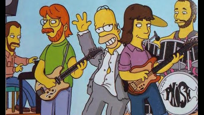Los Simpsons nos muestran su lado rockero