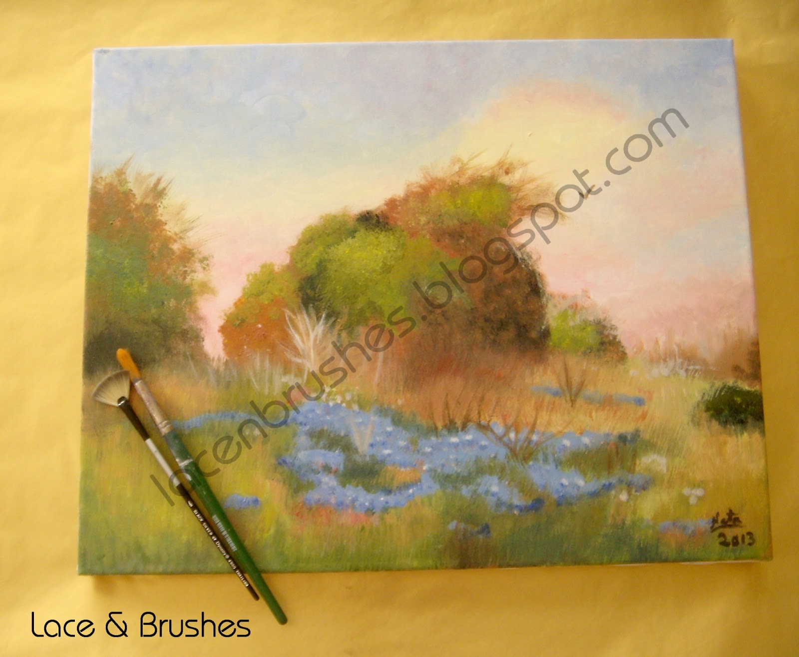 Acrylic Landscape Painting Lessons | How To Grade Landscape