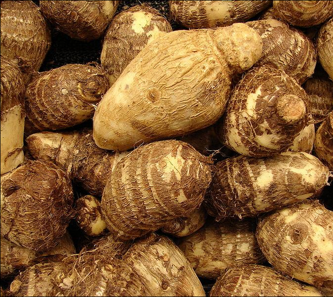 Vegetables(In Hindi:सब्जियां): Arbi(अरबी) or Guiya(घुईया)