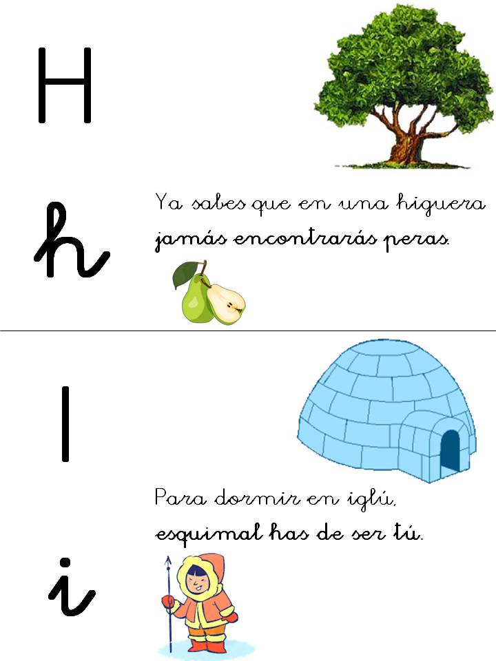 Maestra de infantil: Rimas del abecedario