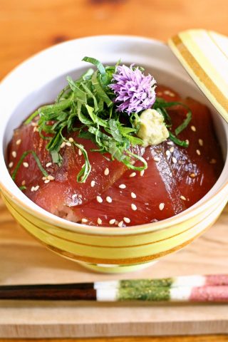 Perfectly imperfect : Tuna Zuke Don (Marinated Tuna Donburi)