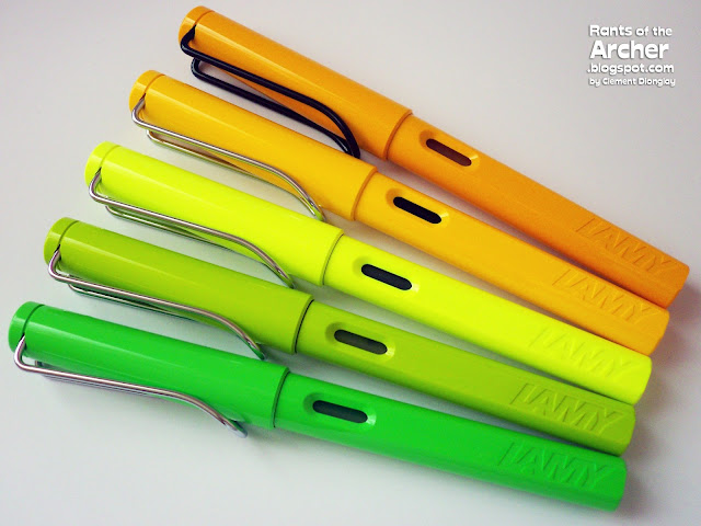 Fountain Pen Review: 2013 Limited Edition Lamy Safari Neon | Rants of ...