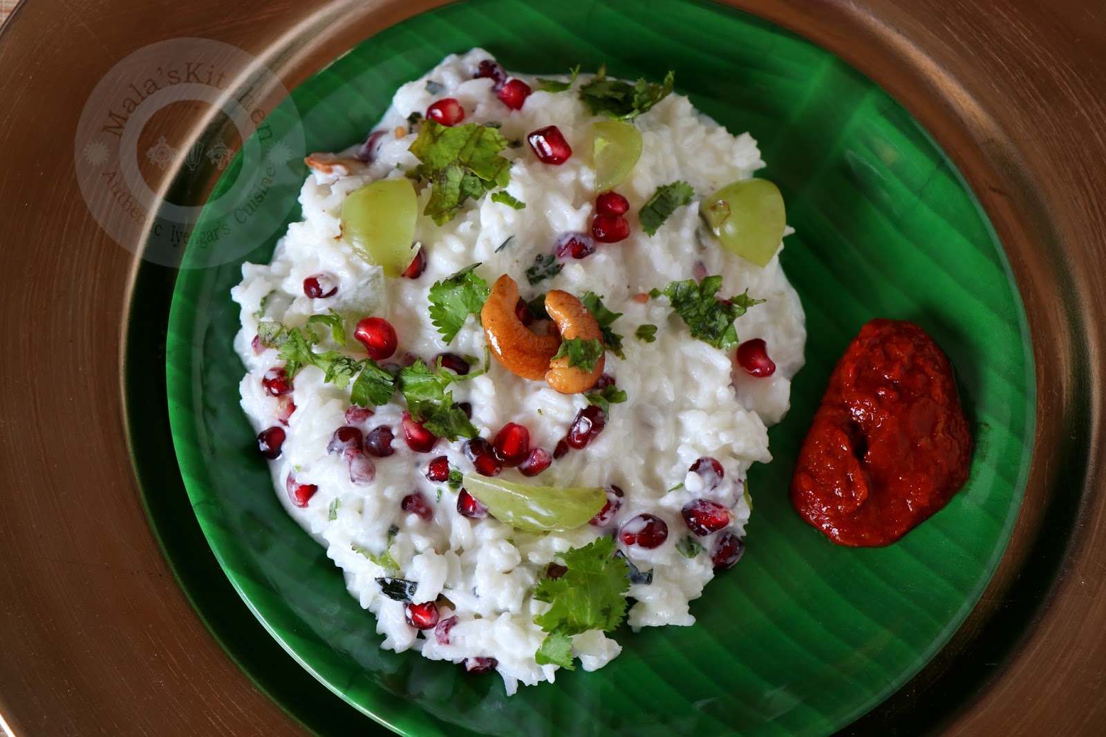 Curd Rice With Fruits