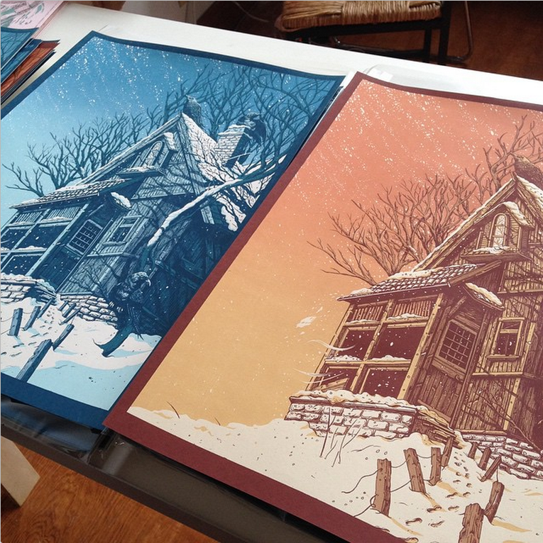 INSIDE THE ROCK POSTER FRAME BLOG: Andrew Ghrist Cold is All We Have to ...